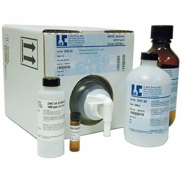 Labchem LC267504 Water Deionized (astm Type Ii) 4 L for sale online | eBay