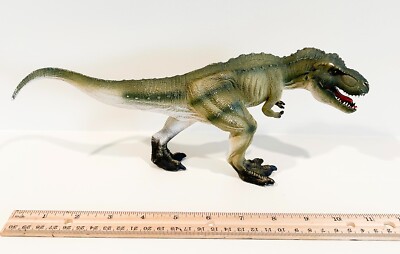 MOJO Dino Green T-rex Tyrannosaurus Prehistoric Dinosaur Model Figure ...