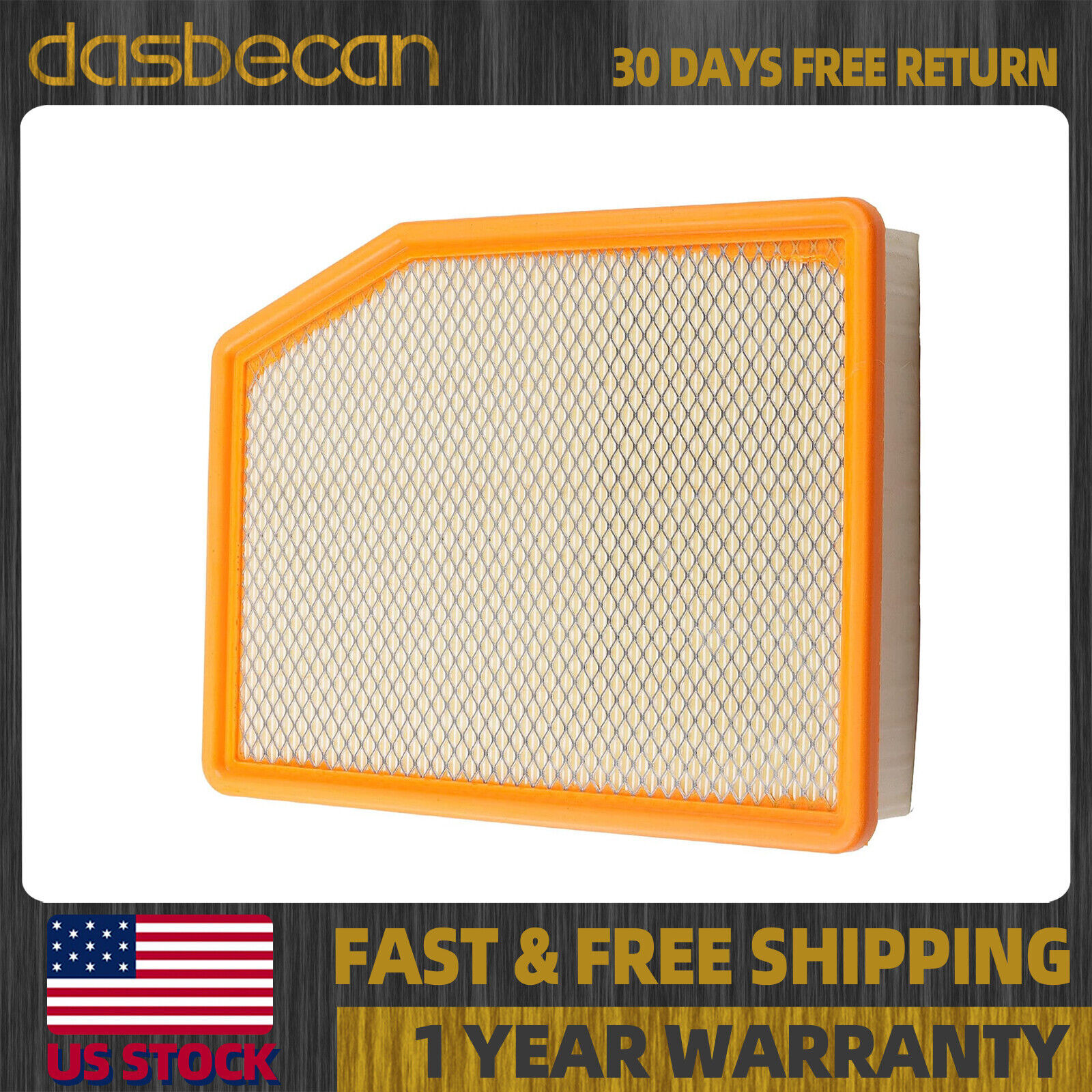 Engine Air Filter For Chevrolet Silverado 1500 GMC Sierra 1500 19-23 ...