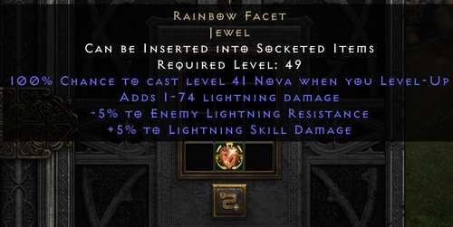 Rainbow facet Lighting/Cold/Fire/Posion - Diablo 2 D2R Ladder S2️⃣ ...