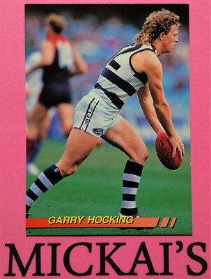AFL SELECT - GEELONG FOOTBALL CLUB - GARRY HOCKING - FOOTY TRADING CARD ...