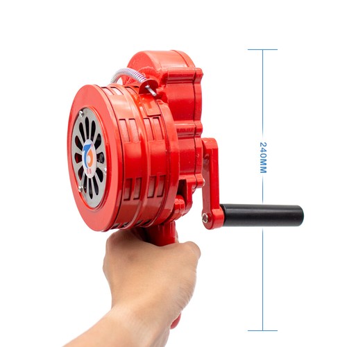 Aluminum Hand-Crank Operated Emergency Alarm Siren Manual Alarm ...