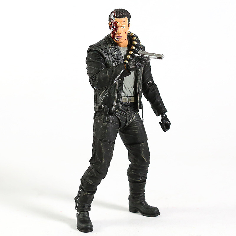 Arnold Schwarzenegger The Terminator T800 Action Figure Model Toy 18cm ...