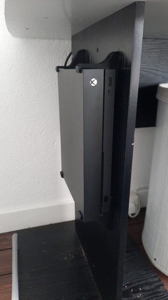 Microsoft Xbox One X Wall Mount Bracket Console Holder Hanger TV Stand ...