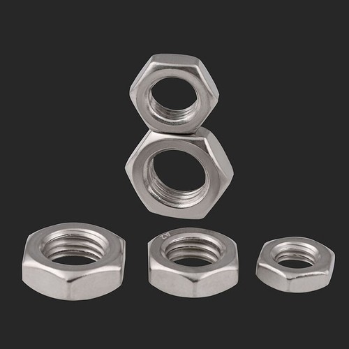 Sechskantmuttern niedrige Feingewinde Edelstahl A2 DIN 439 Flach Mutter ...