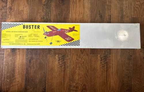 SIG CONTROL LINE MODEL AIRPLANE KIT BUSTER PROFILE GOODYEAR RACER ...