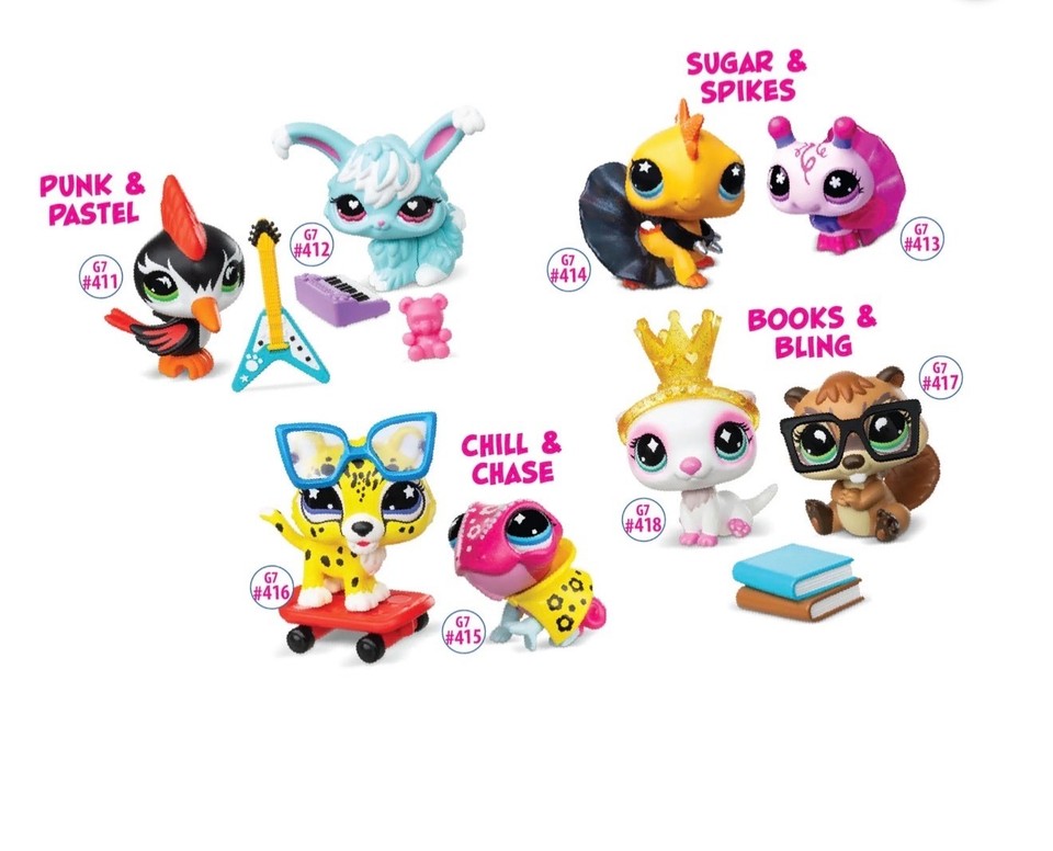 Littlest Pet Shop LPS G7 Series 5 Pet Pairs Opposites Attract You ...