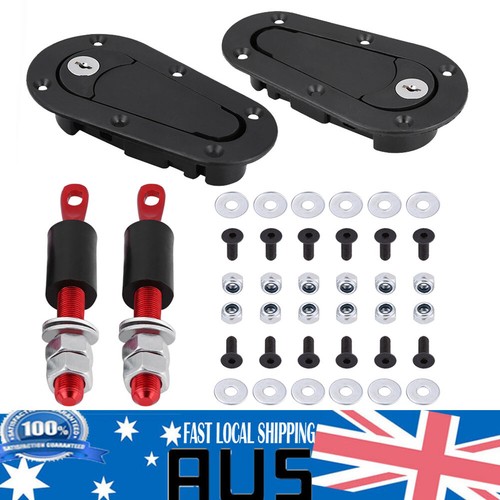 Universal Flush Mount Bonnet Pins Lock Generation Car Flush Hood Pin ...