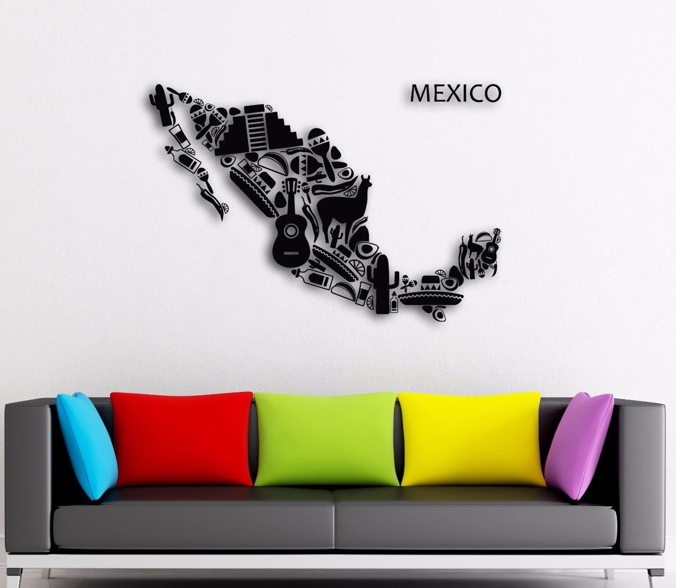 Wall Stickers Vinyl Decal Mexico Mexican Latin America Cool Decor ...