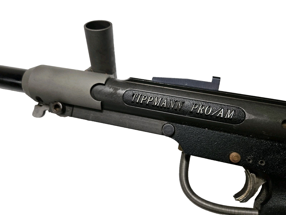 Vintage Tippmann PRO AM Paintball Gun With RARE POWERFEED KIT and ...