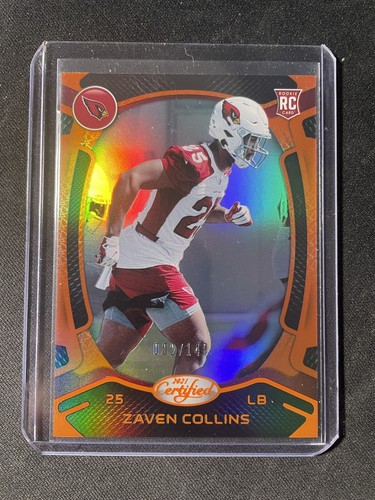 Zaven Collins Rookie 2021 Panini Certified orange /149 RC #149 Arizona ...