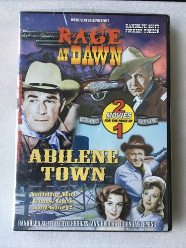 Rage At Dawn & Abilene Town - Western Double Feature (DVD) NEW Sealed ...