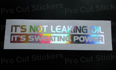 Leaking Oil Sweating Power Silver Hologram Neo Chrome Funny Car ...