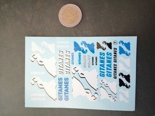 DECALCOMANIE DECALS ANCIEN WRC PUB RALLYE GITANE 1/24 | eBay