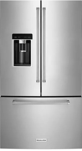 KitchenAid 36in Counter Depth 23.8 Cu. Ft. French Door Refrigerator ...