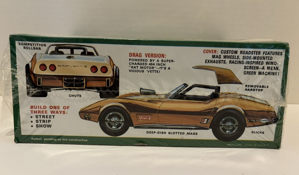AMT Corvette Custom Roadster Model Kit | eBay