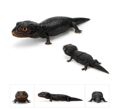 Bandai Japan Exclusive Blue-tongued Skink Melanistic Action Lizard ...