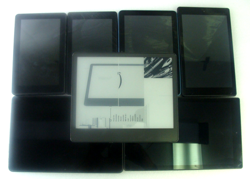 Mixed Amazon Fire Tablets and Kindle e-Readers, Lot of 15, For Parts ...