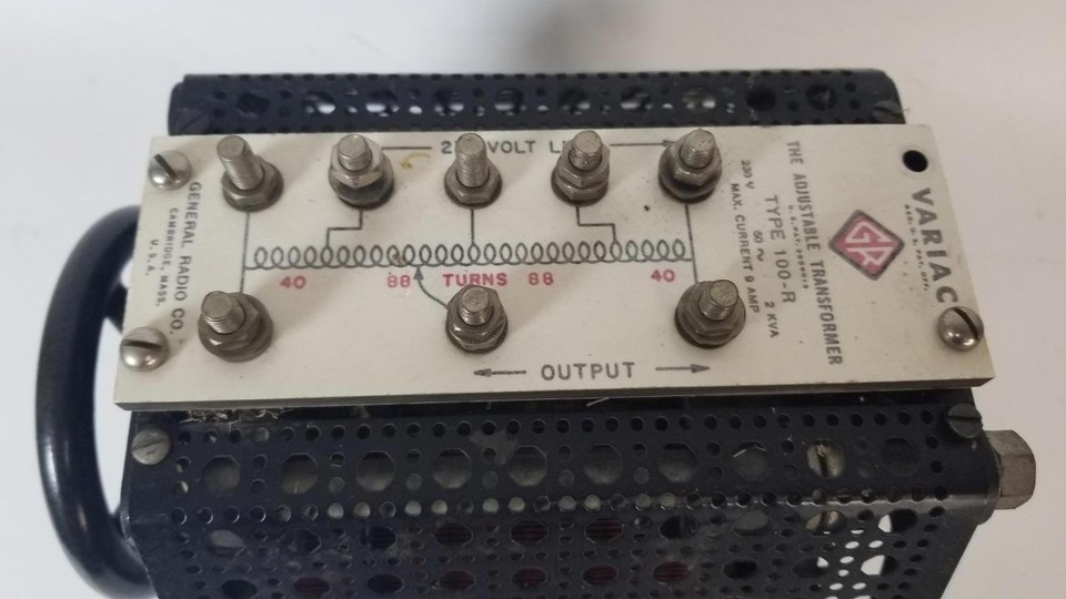General Radio Type 100-R Variac Autotransformer 230V | eBay