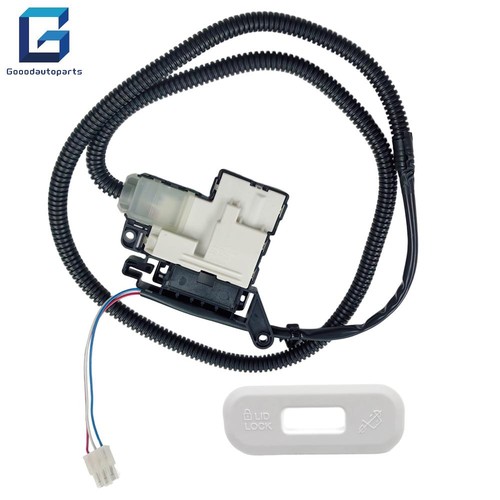W11414731 Washer Lid Lock Assembly Compatible with Whirlpool W/ Bezel ...