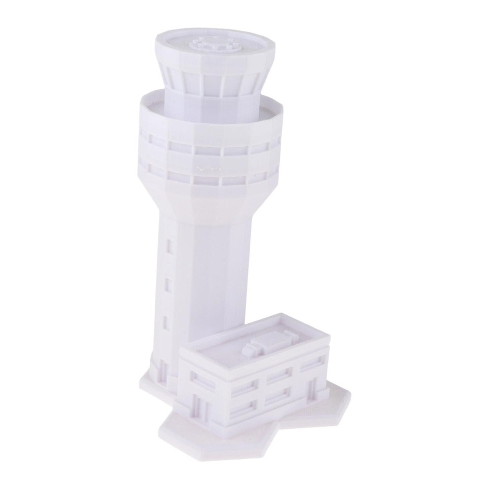1:400 Unpainted Airport Control Tower Model Scene Display Unfinished ...