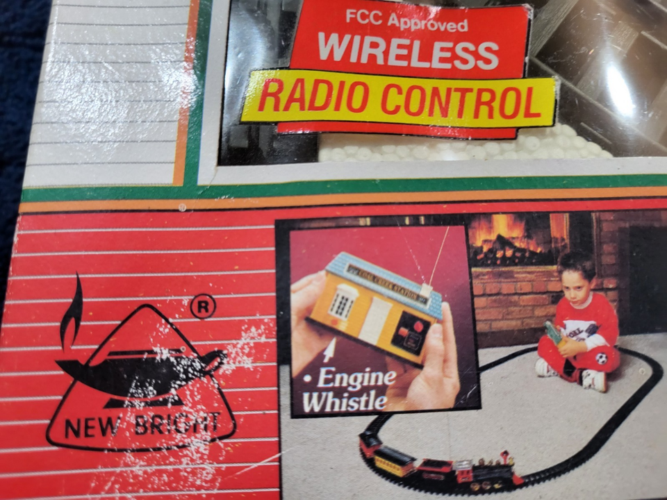 Vintage 1989 New Bright #371 "OLD TIMER" EXPRESS TRAIN SET, IN ORIGINAL ...