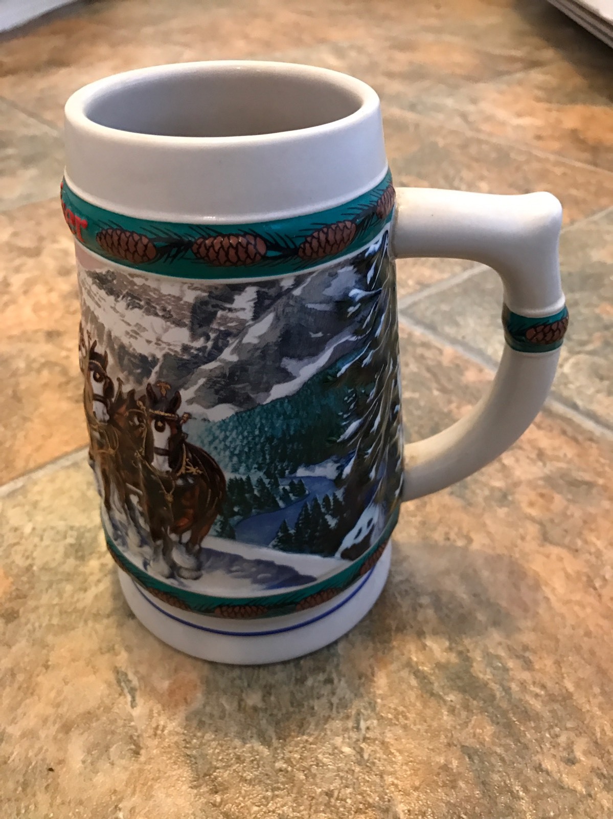 Budweiser 1993 Christmas Special Delivery Nora Koerber Holiday Beer ...