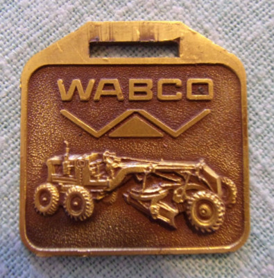 Vintage WABCO Heavy Equipment Watch Fob Construction Advertising | eBay