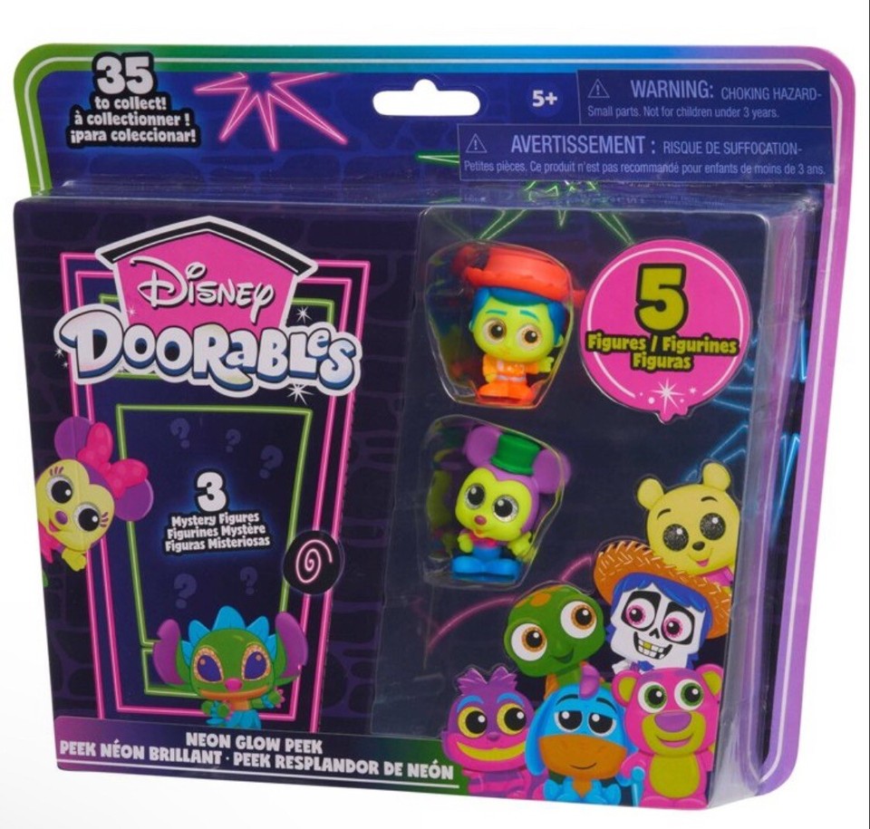 Disney Doorables Neon Glow ~ Pick Your Character! | eBay