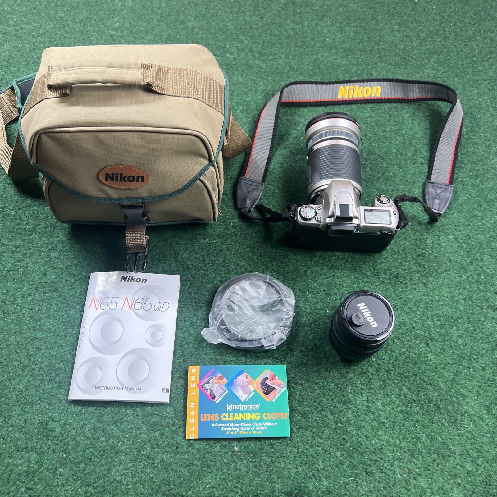 Nikon N65 35MM SLR Film Camera With Pro master AF 77mm UV & Nikon AF 28 ...