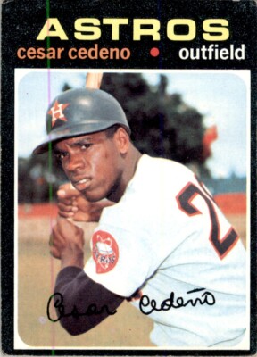 1971 Topps Baseball Cesar Cedeno RC Houston Astros #237 | eBay