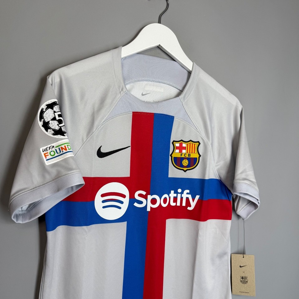 NWT FC BARCELONA SPAIN 2022 2023 THIRD FOOTBALL SHIRT JERSEY #9 ...