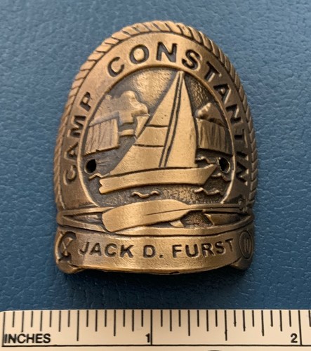 NOS CAMP CONSTANTIN Boy Scout STAFF SHIELD Circle Ten 10 Council BSA ...