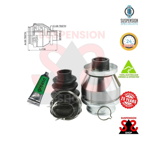 Front Axle Cv Joint Kit, Drive Shaft Suit VW Transporter / Caravelle 2. ...