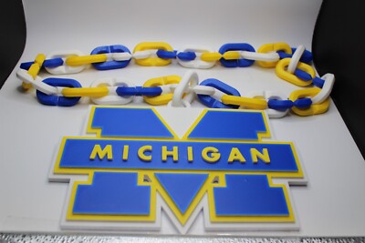 Michigan Wolverines BIG Fan Chain - Big Logo, Chain 3d printed | eBay