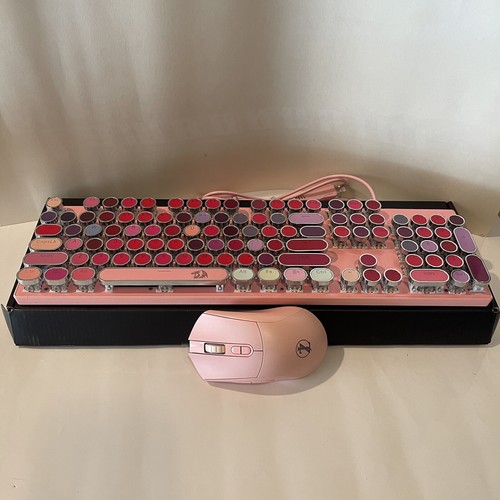 Redragon K228 Wired - Makeup Style Keyboard - 104 Key With Rechargeable ...