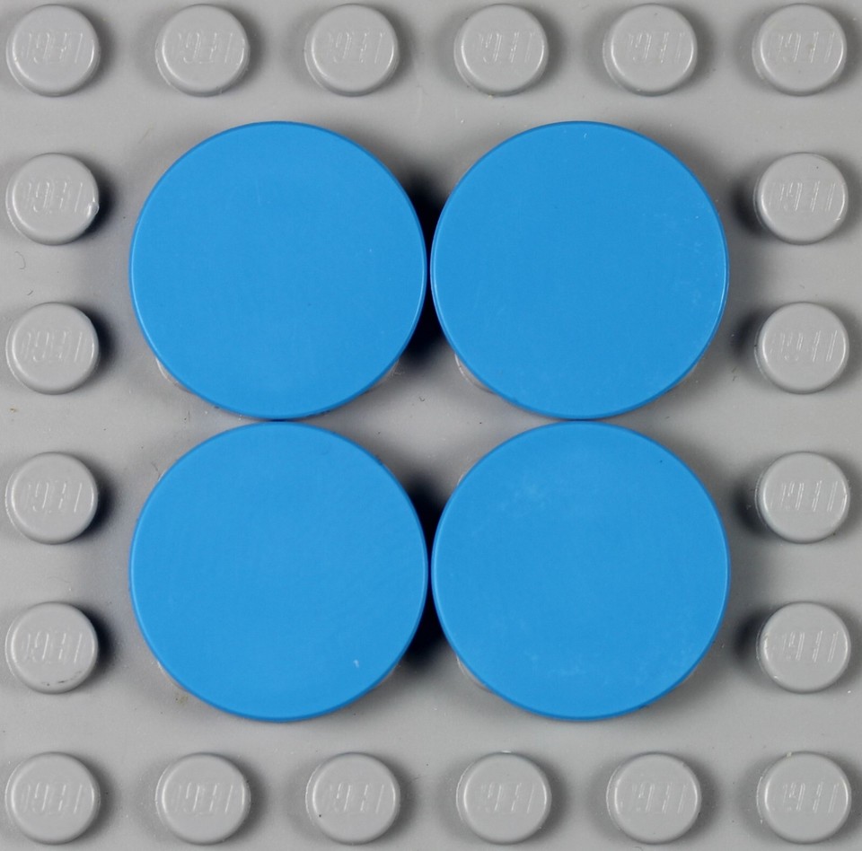 LEGO - 2x2 Round Tiles - PICK YOUR COLORS - Smooth Finishing Plate Flat ...