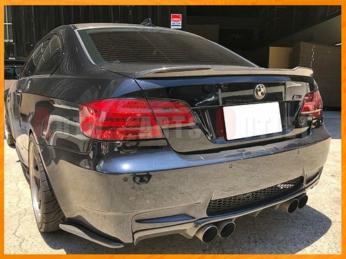 2007-2013 CS Type Carbon Fiber Trunk Spoiler Fit For BMW E92 328i 335i ...