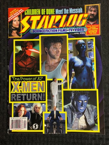 2003 STARLOG Magazine #309 FN+ 6.5 X-Men 2 / Daredevil / Peter Jackson ...