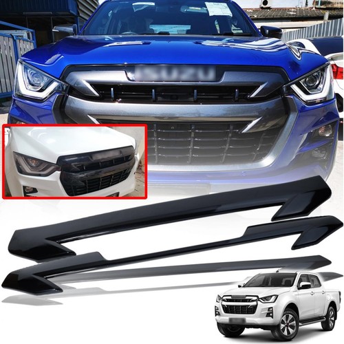 Front Grille Gloss Black Cover Trim For Isuzu D-max Pickup Ute 2020 ...