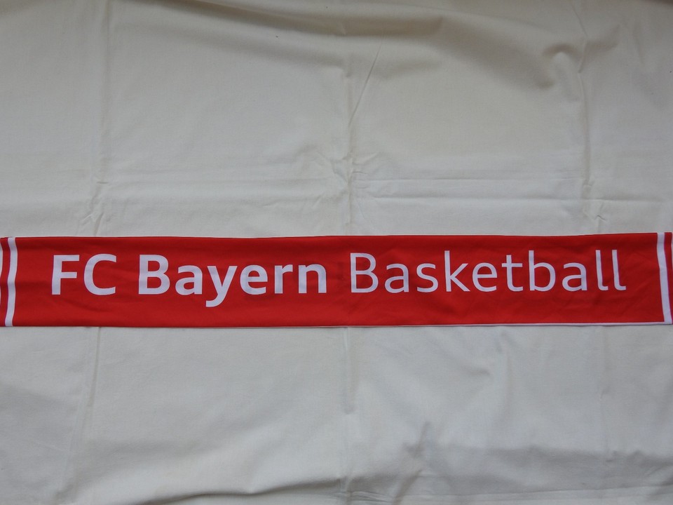 FC Bayern Basketball Team Scarf Munchen Munich Official Audi Dome | eBay UK