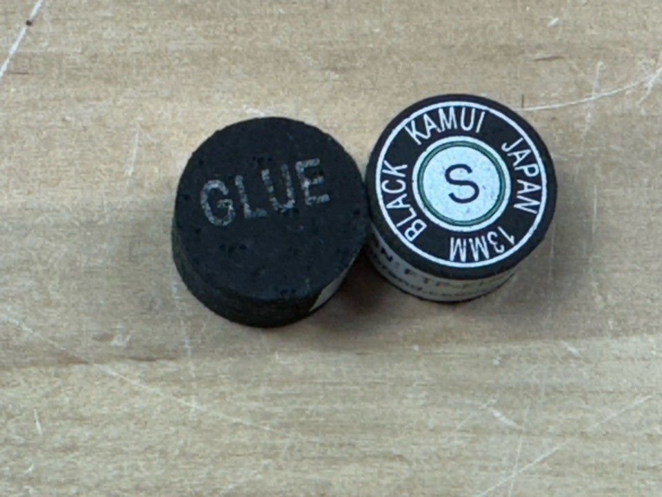 20 QTY - KAMUI BLACK POOL CUE TIP 13mm SOFT HARDNESS NEW LOT | eBay