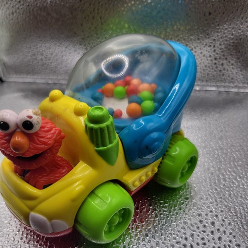 VTG 1998 TYCO PRESCHOOL JIM HENSON SESAME STREET ELMO BALL POPPING CAR ...