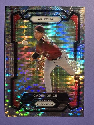 2024 Panini Prizm 295 Caden Grice Silver Pulsar Prizm /499 Prospect ...