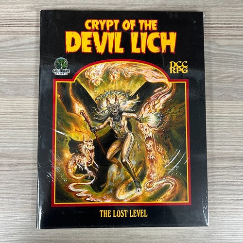 CRYPT OF THE DEVIL LICH THE LOST LEVEL DCC RPG DUNGEON CRAWL ROLE PLAY ...