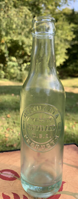 Water Antique DISTILLATA Distilled Water Bottle Cleveland, OH 8 Oz Made ...