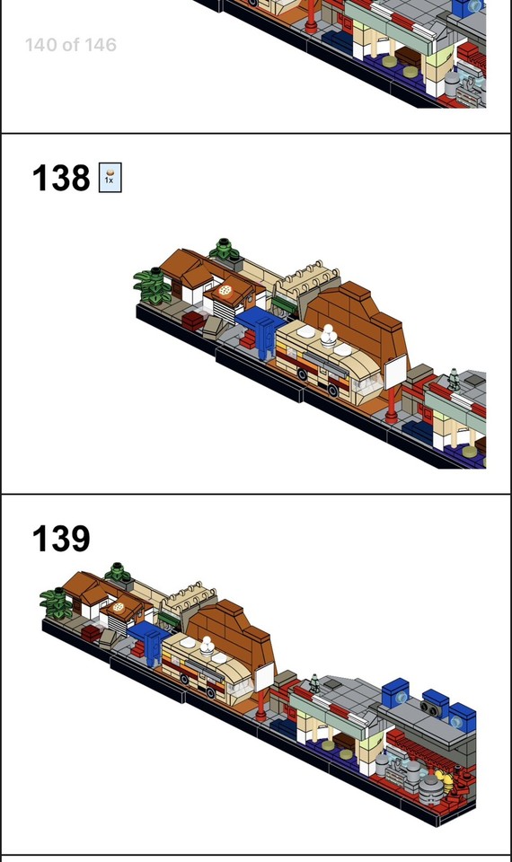 Skyline Model Building Blocks Set for Breaking Bad City Street MOC ...