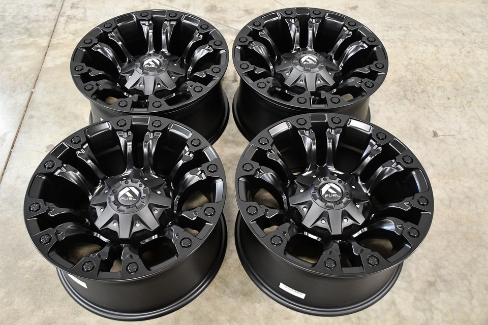 Set 4 Fuel D560 Vapor 20x9 8x180 Matte Black Wheels 20" 20mm Rims | eBay
