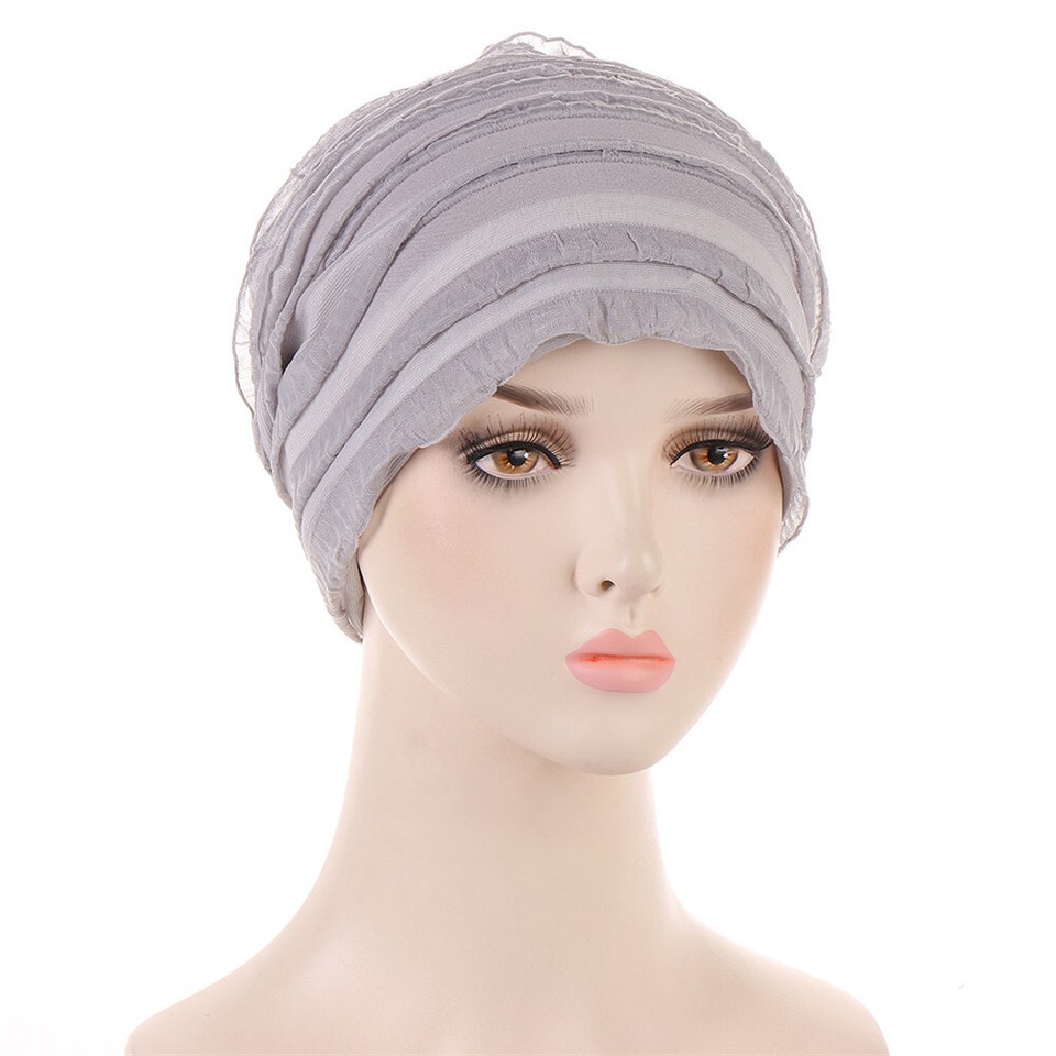 Indian Beanie Women Muslim Head Cover Caps Islamic Cancer Chemo Hats ...