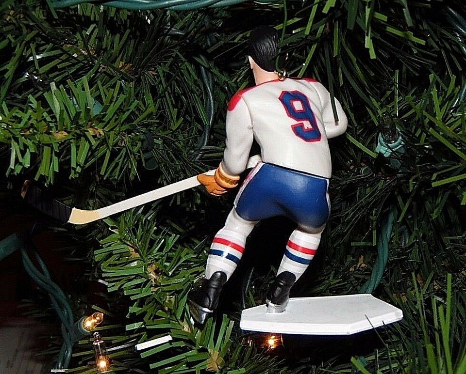 Maurice Rocket Richard Montreal Canadiens Hockey NHL Tree XMAS Ornament ...